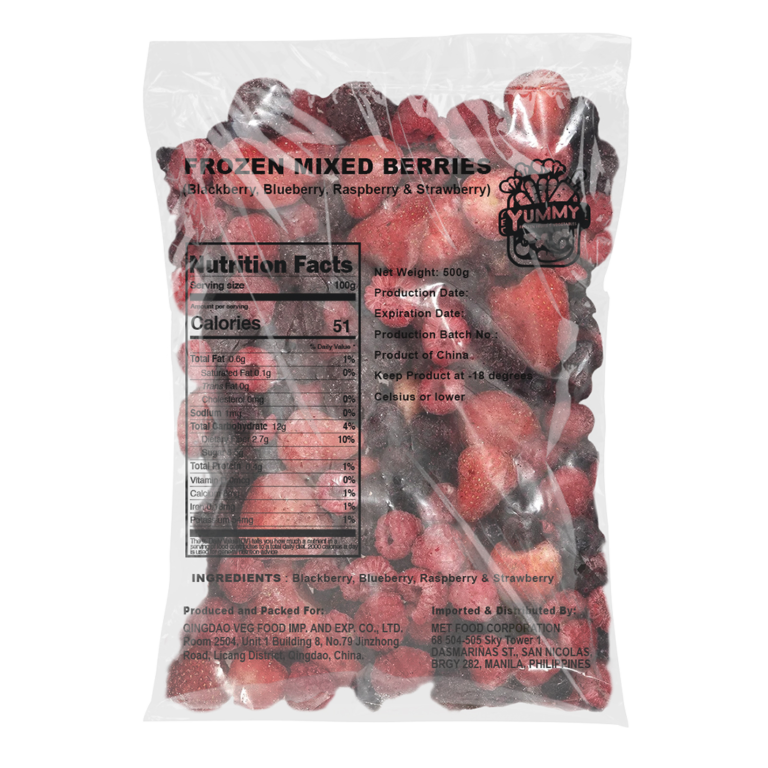 YUMMY Frozen Mixed Berries (Blackberry, Blueberry, Raspberry ...